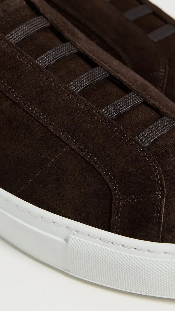 Greats Royale 2.0 Suede Slip-on Sneakers - Chocolate