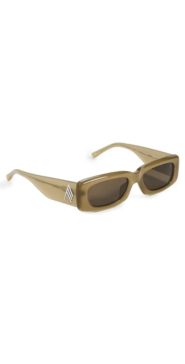 Attico Mini Marfa Sunglasses - Mastice/silver/peach