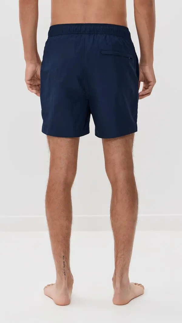 Onia Crinkle Swim Trunks - Deep Navy