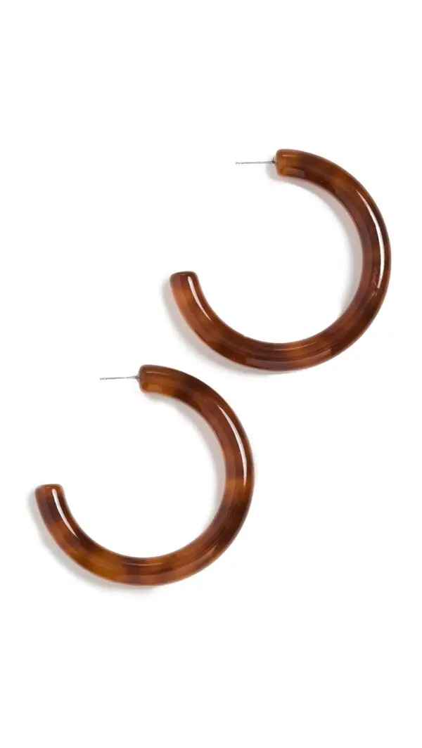 Lele Sadoughi Broadway Hoop Earrings
