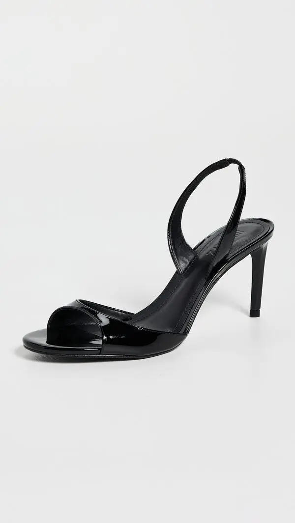 Schutz Scarlett Sling Mid Heels - Black