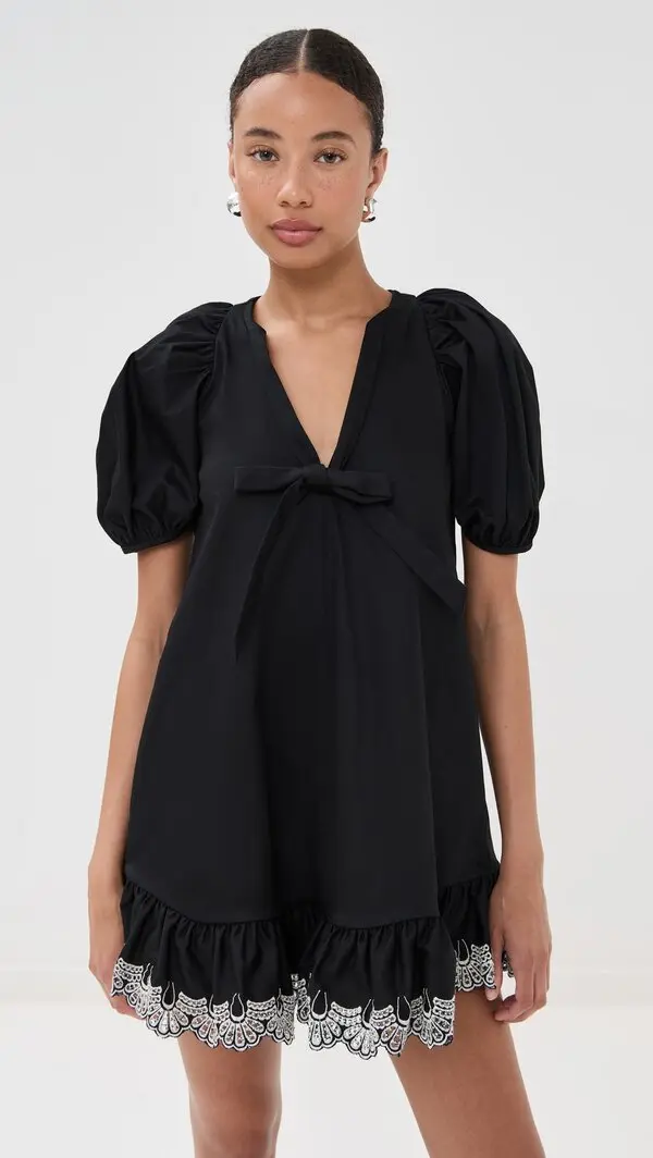 blue illusion linen dress Black dress with blue Feature_Stretch Size (INDIA/UK):9 clean only