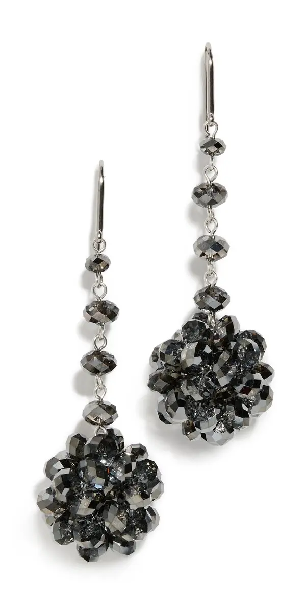 Isabel Marant Pendant Earrings - Anthracite/silver