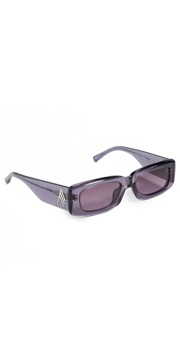 Attico Mini Marfa Sunglasses - Purple/silver/purple