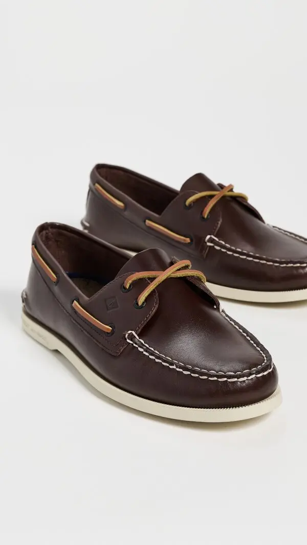 Sperry Authentic Original 2-eye Leather Boat Shoes - Brown