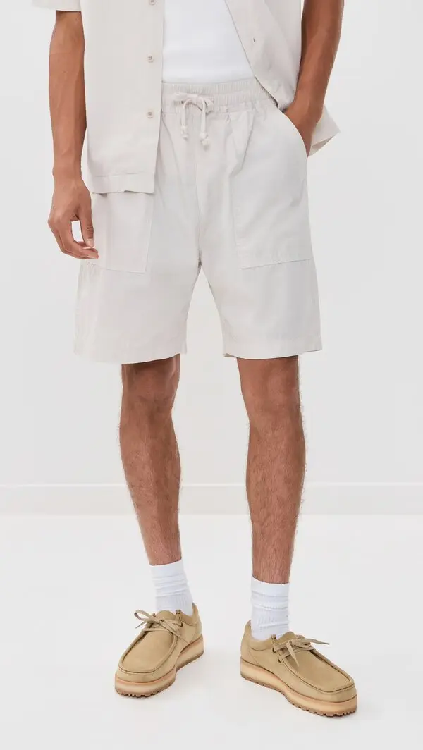 SERVICE WORKS Poplin Chef Shorts - Salt