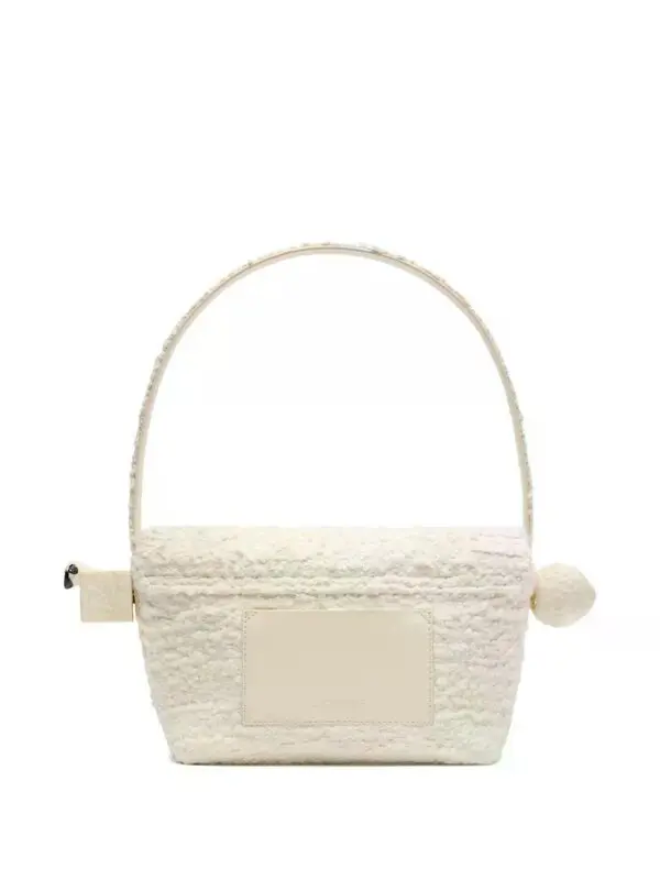Jacquemus Rond Carré Shoulder Bag - White