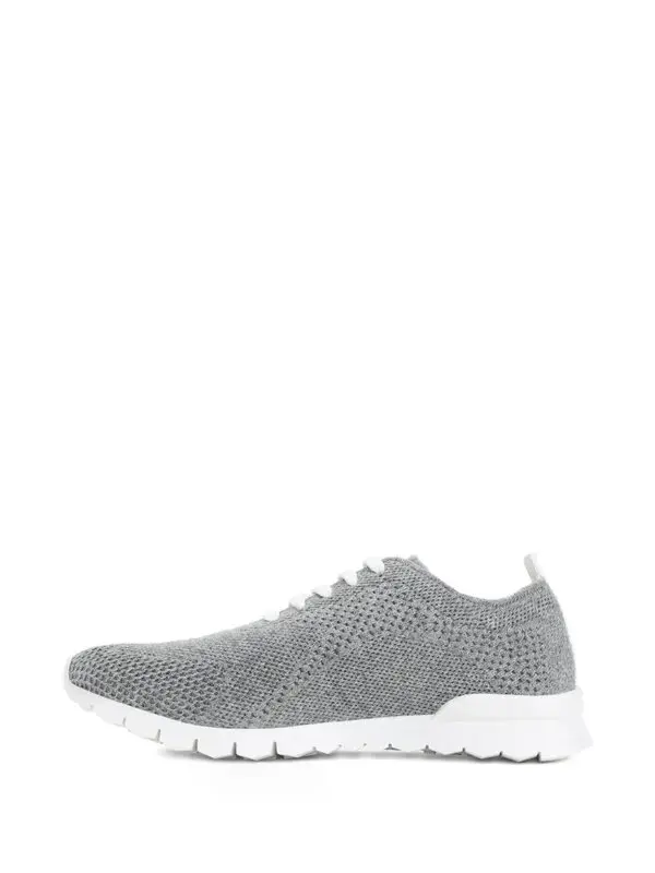 Kiton Knitted Lace-up Sneakers - Grey