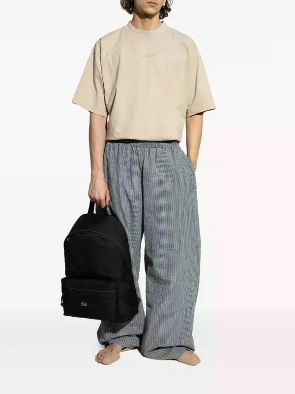 Balenciaga Embroidered Logo T-shirt - Neutrals