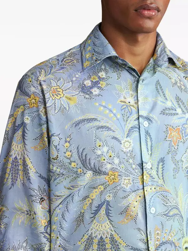 Etro Paisley-print Cotton Shirt