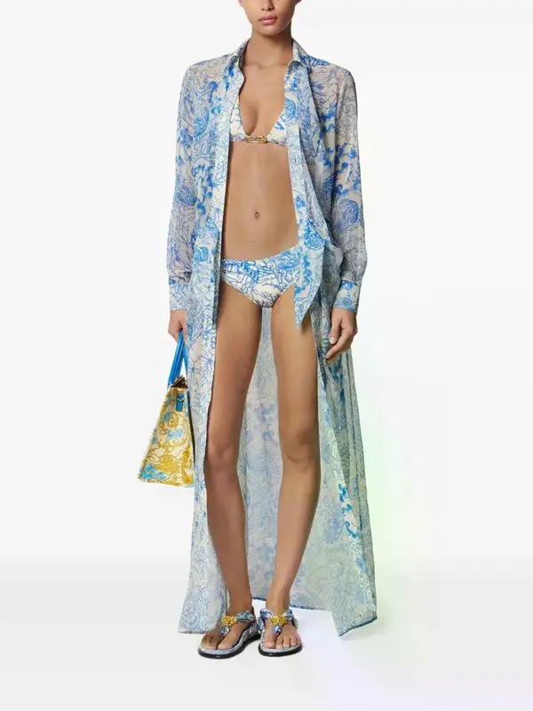 Versace Underwater Barocco Bikini Bottoms