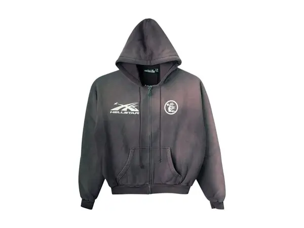 HELLSTAR Hs Logo Zip Up Hoodie