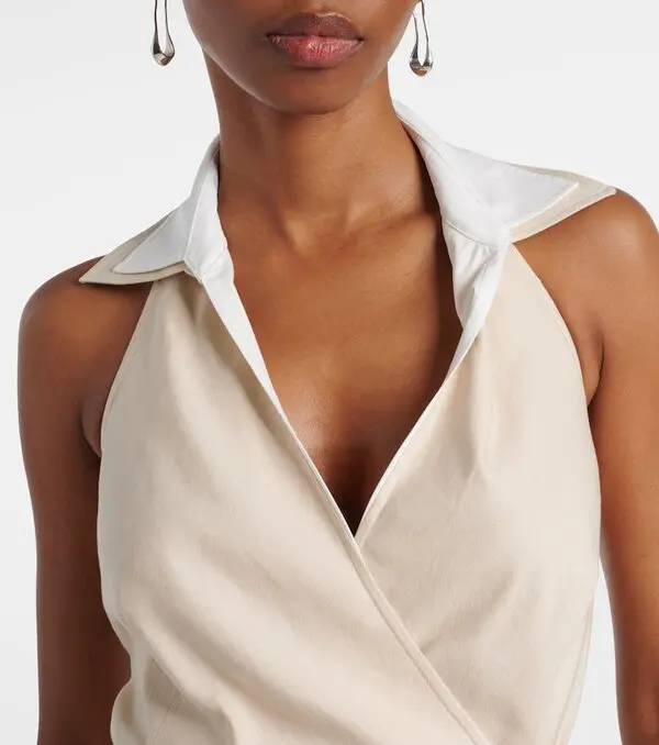 Simkhai Campbell Linen Top