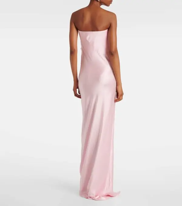 THE SEI Draped Silk Gown