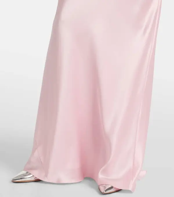 THE SEI Draped Silk Gown