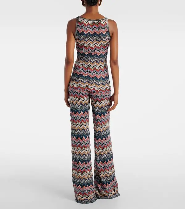 Missoni Zigzag Lamé Tank Top - Multicoloured