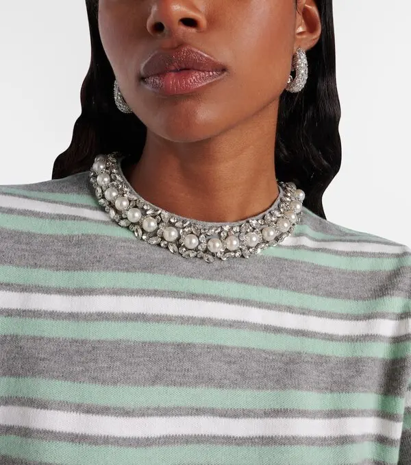 JENNIFER BEHR Crystal-embellished Hoop Earrings