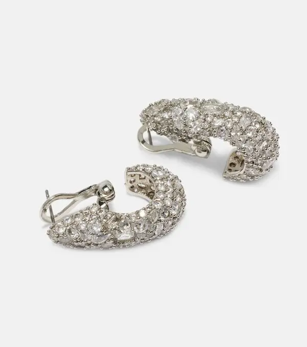 JENNIFER BEHR Crystal-embellished Hoop Earrings