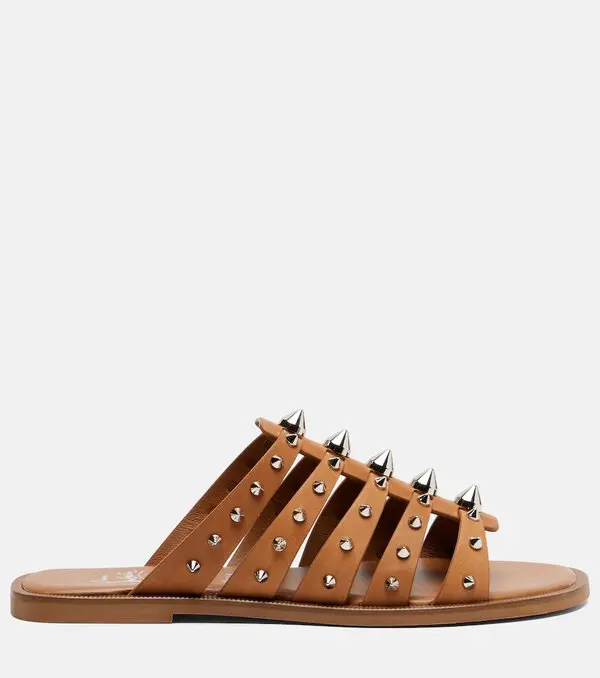 CHRISTIAN LOUBOUTIN Charja Spiked Leather Sandals
