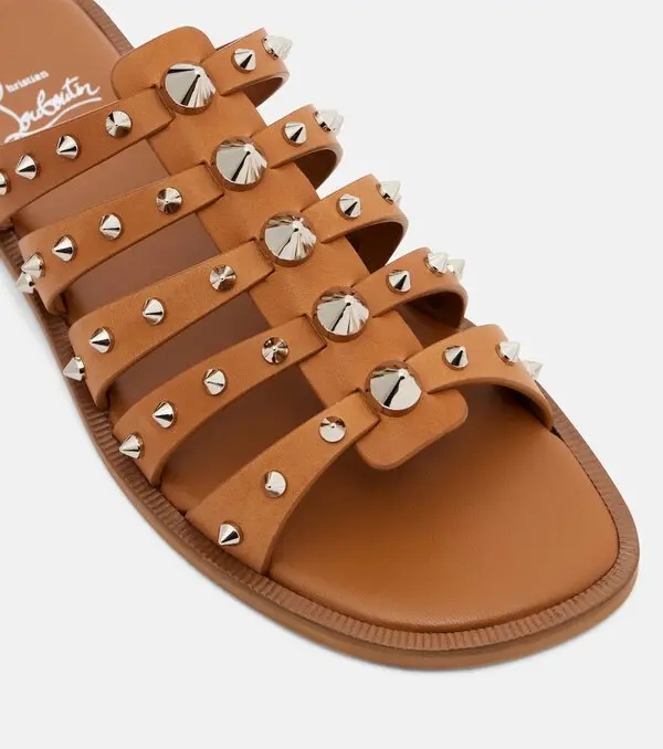 CHRISTIAN LOUBOUTIN Charja Spiked Leather Sandals