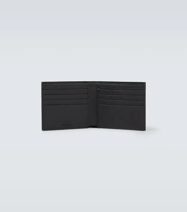 Prada Logo Saffiano Leather Wallet