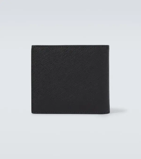 Prada Logo Saffiano Leather Wallet