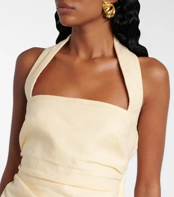 SIR. Jerry Ruched Linen Top