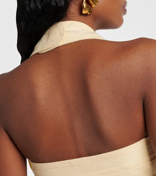 SIR. Jerry Ruched Linen Top