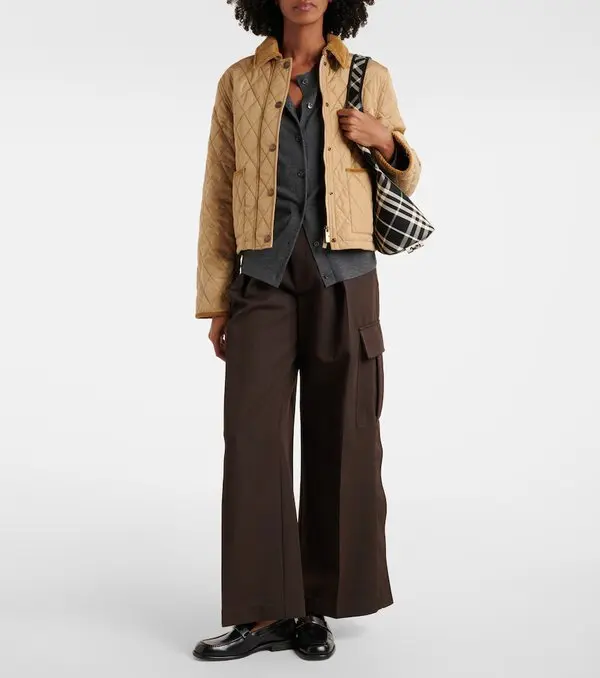Burberry Oldham Quilted Jacket - Beige