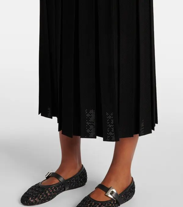 Tory Burch Pleated Midi Skirt