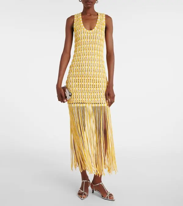 Simkhai Sonia Knitted Midi Dress