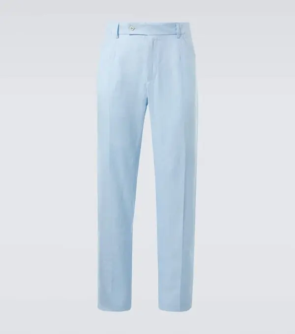 Dolce & Gabbana Linen Straight-leg Pants