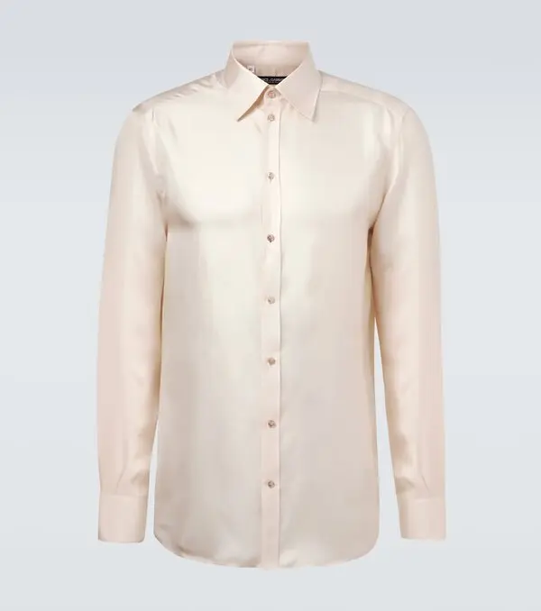 Dolce & Gabbana Silk Twill Dress Shirt