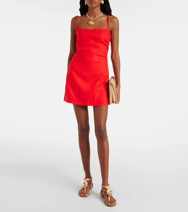 SIR. Tamara Linen Mini Dress