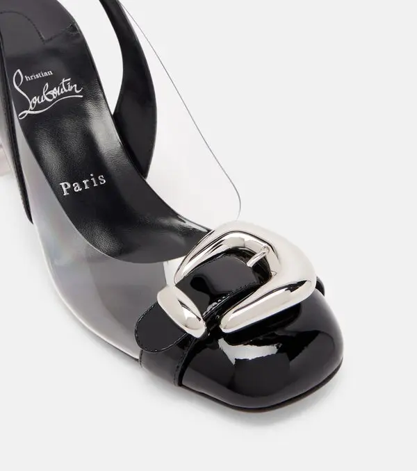 CHRISTIAN LOUBOUTIN Minny Bubble Sling 70 Slingback Pumps
