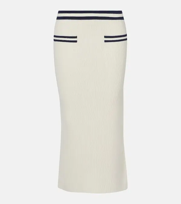 Simkhai Paige Bouclé Midi Skirt