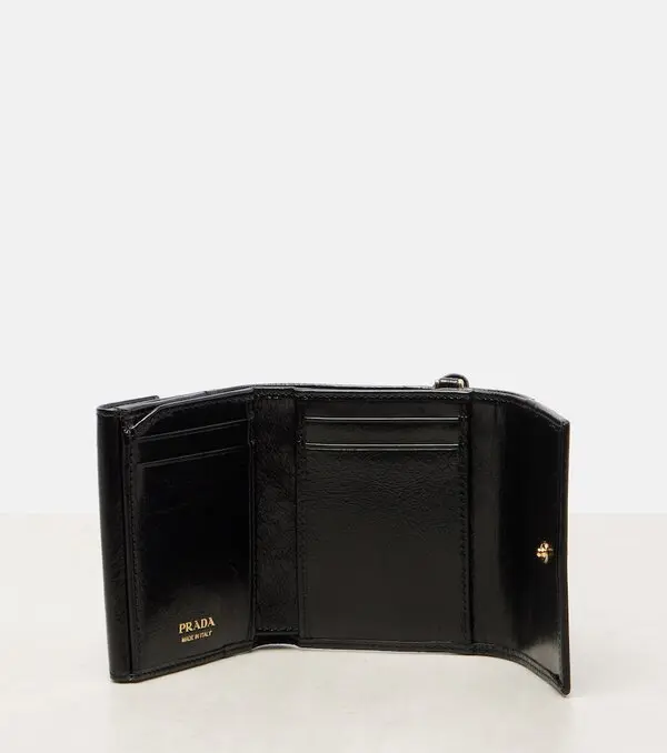 Prada Logo Leather Wallet