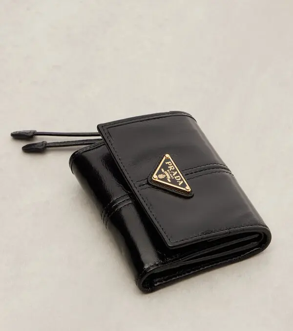 Prada Logo Leather Wallet