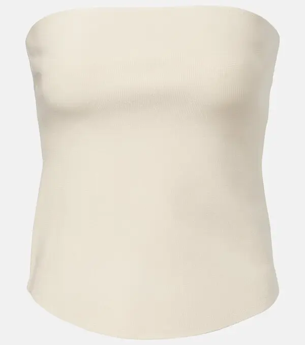 Simkhai Shawn Rayon-blend Tube Top - Beige