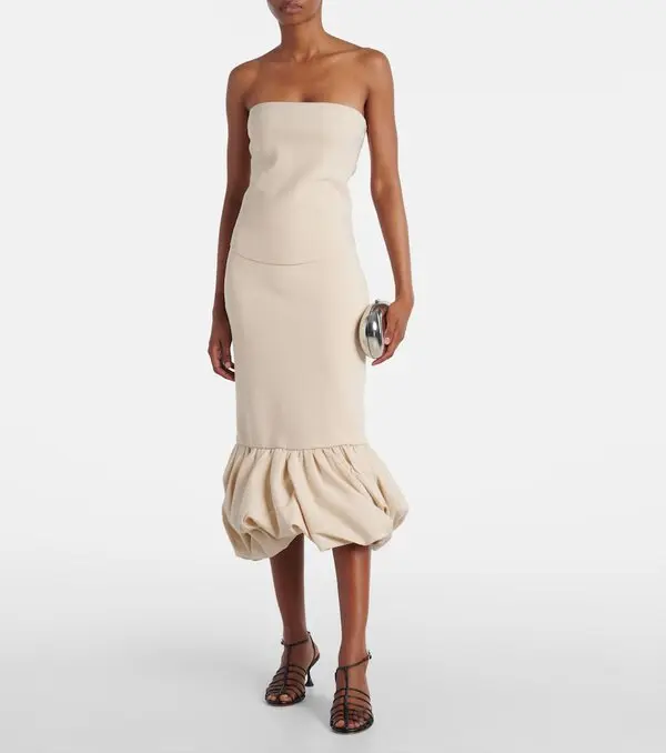Simkhai Shawn Rayon-blend Tube Top - Beige