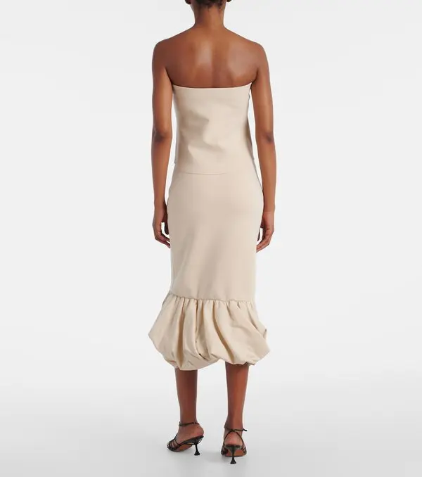 Simkhai Shawn Rayon-blend Tube Top - Beige