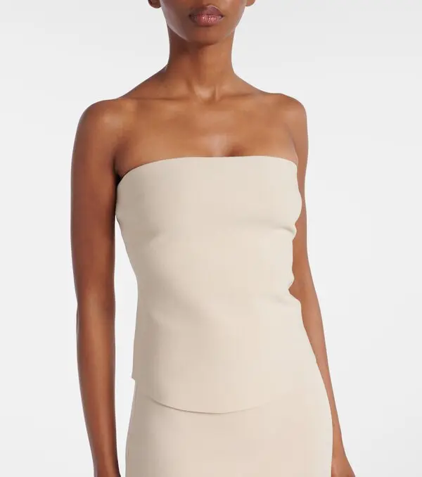 Simkhai Shawn Rayon-blend Tube Top - Beige