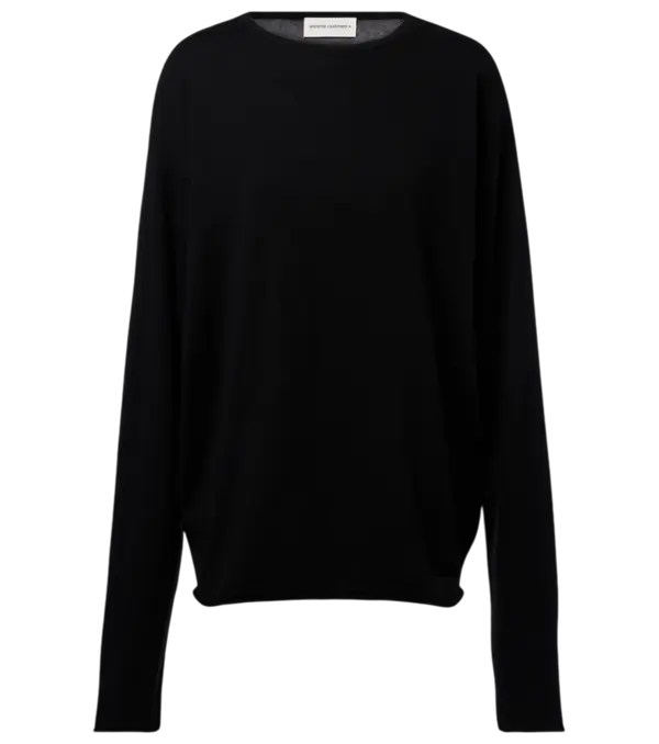 Extreme Cashmere Cotton And Cashmere Sweater - Black