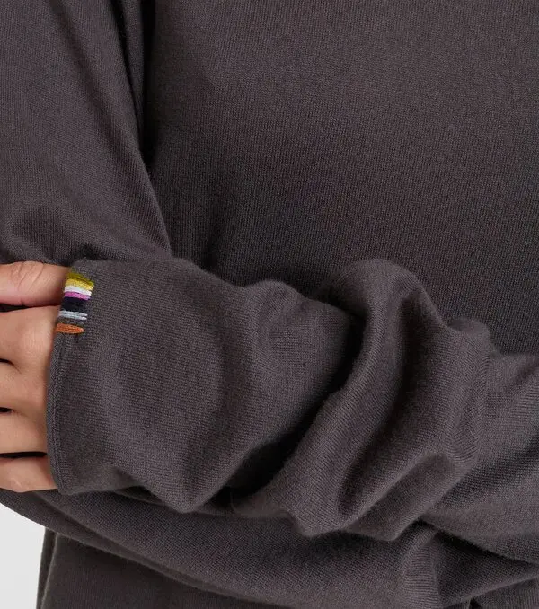 Extreme Cashmere N°347 Aries Cotton And Cashmere Sweater - Grey