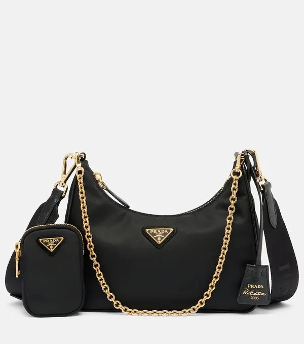 Prada Re-edition 2005 Re-nylon Shoulder Bag - Black