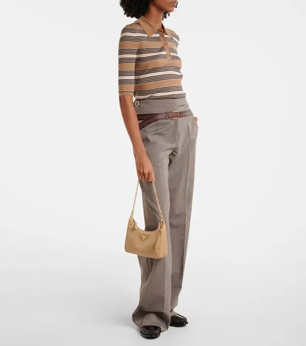 Prada Re-edition 2005 Re-nylon Shoulder Bag - Brown