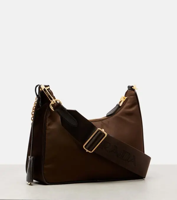 Prada Re-edition 2005 Re-nylon Shoulder Bag - Brown