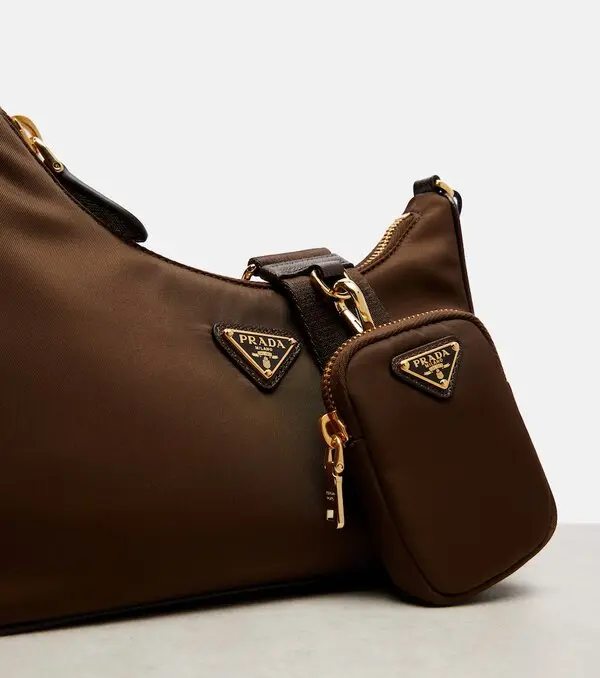 Prada Re-edition 2005 Re-nylon Shoulder Bag - Brown