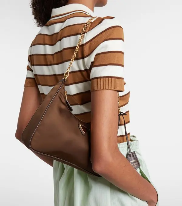Prada Re-edition 2005 Re-nylon Shoulder Bag - Brown
