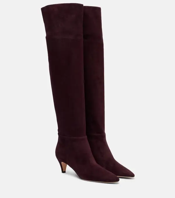 GIANVITO ROSSI 55 Suede Knee-high Boots